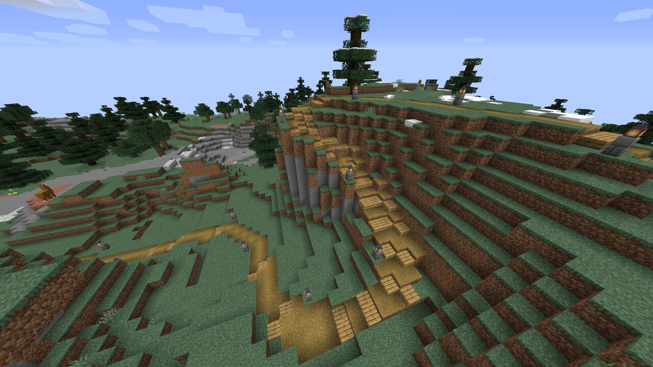 Minecraft hiking map Minecraft Map