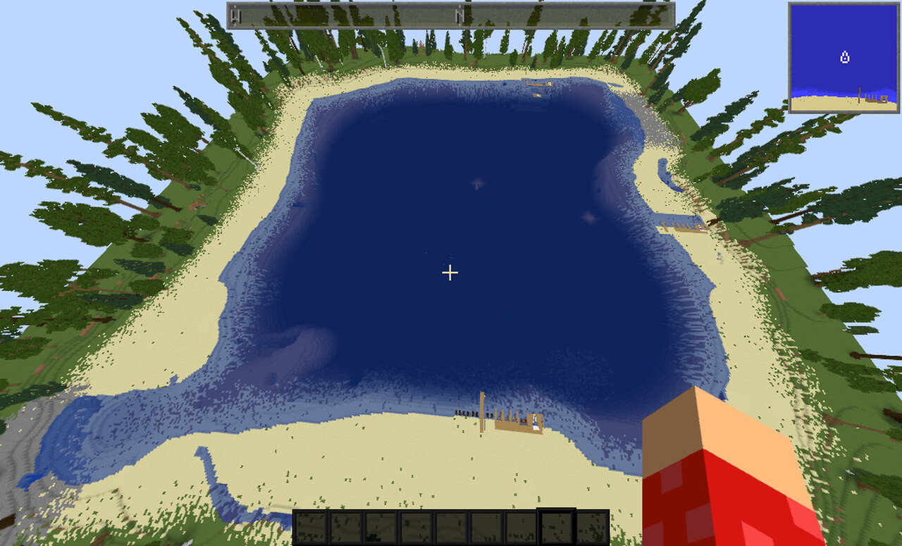 Lake Tahoe Minecraft Map
