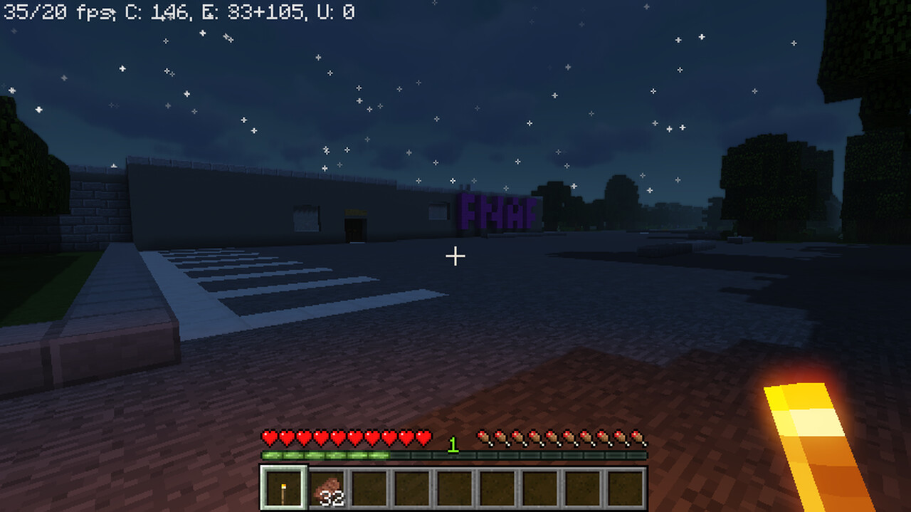 Fnaf 1 + 4 (FNAF WORLD) Minecraft Map