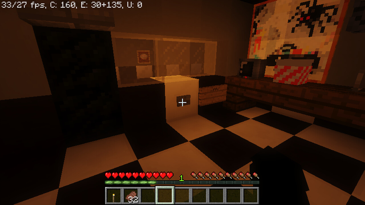 Fnaf 1 + 4 (FNAF WORLD) Minecraft Map