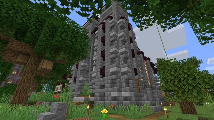 Liberty Minecraft Spawn Church Minecraft Map