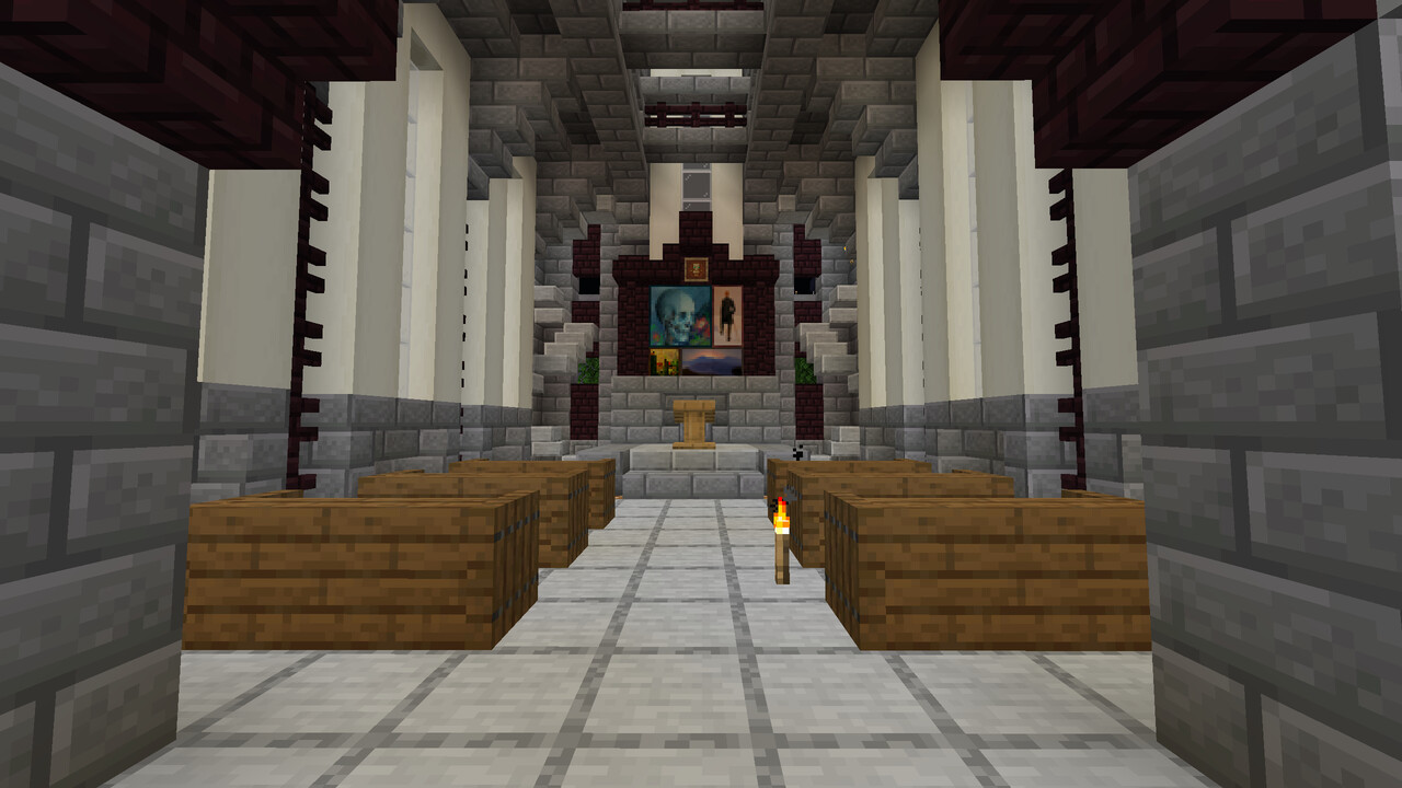 Liberty Minecraft Spawn Church Minecraft Map