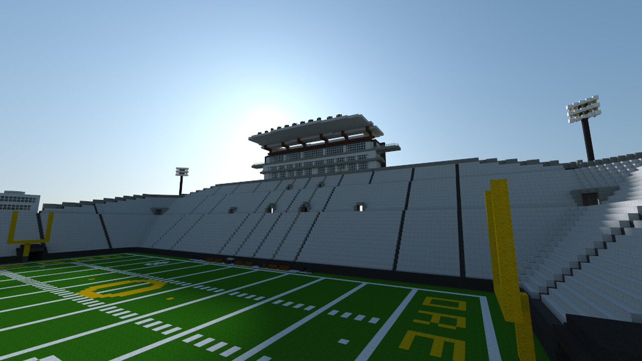 Oregon Ducks Football Stadium Minecraft Map