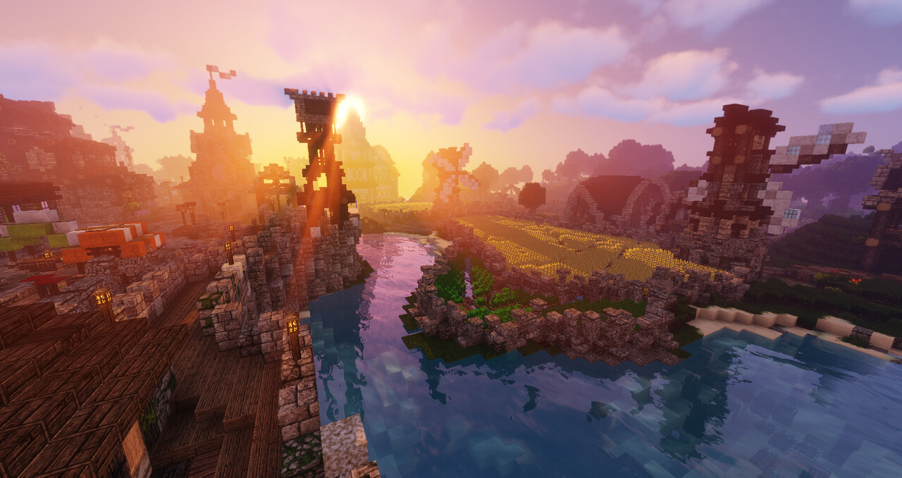 Minecraft MMO-PRG: OCHA | City of Nolasport Minecraft Map