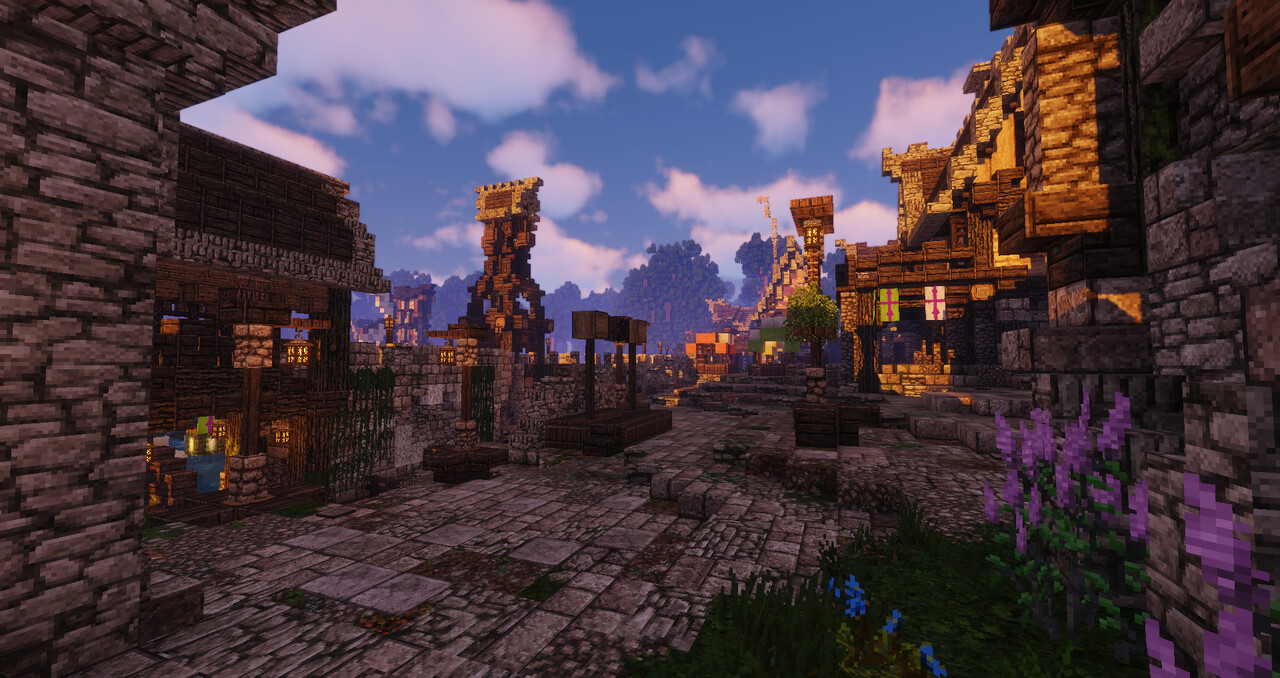 Minecraft MMO-PRG: OCHA | City of Nolasport Minecraft Map