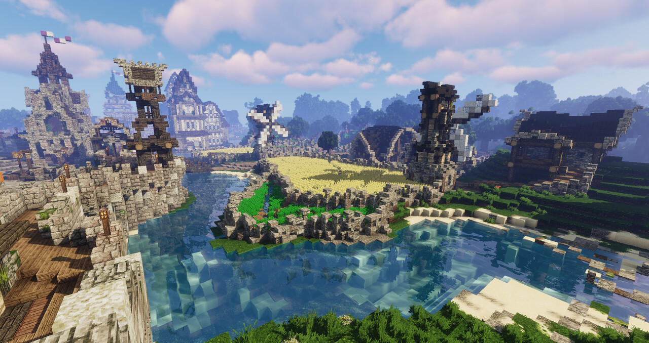Minecraft MMO-PRG: OCHA | City of Nolasport Minecraft Map