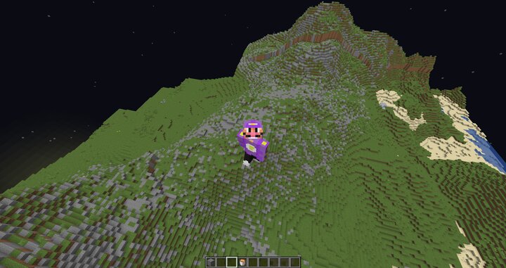 Cool 2500 2500 blocks map with biomes and mountains Minecraft Map