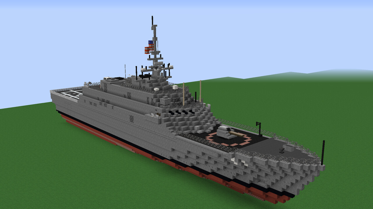 USS Sioux City [LCS-11] Freedom Class Littoral Combat Ship Minecraft Map