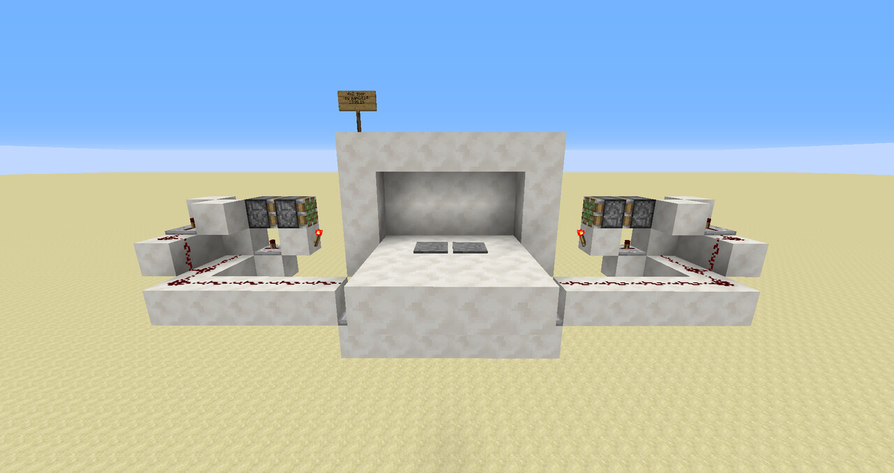 2x4 door Minecraft Map