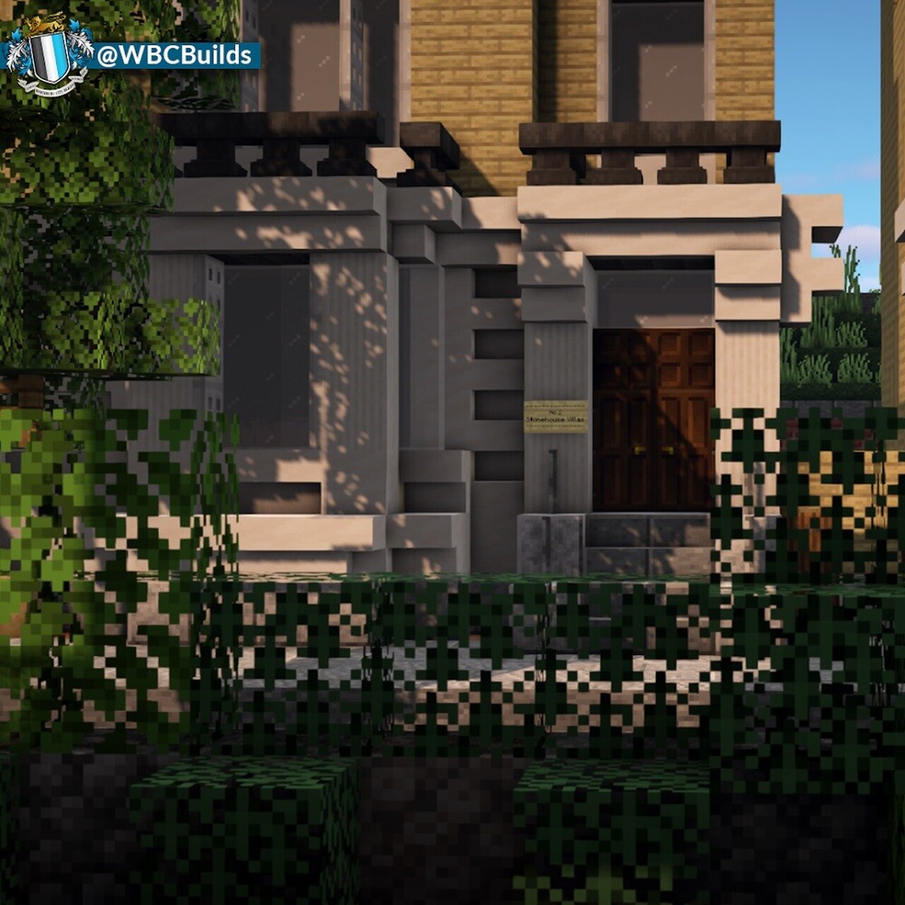 Victorian Italianate villa - semi detached townhouse Minecraft Map