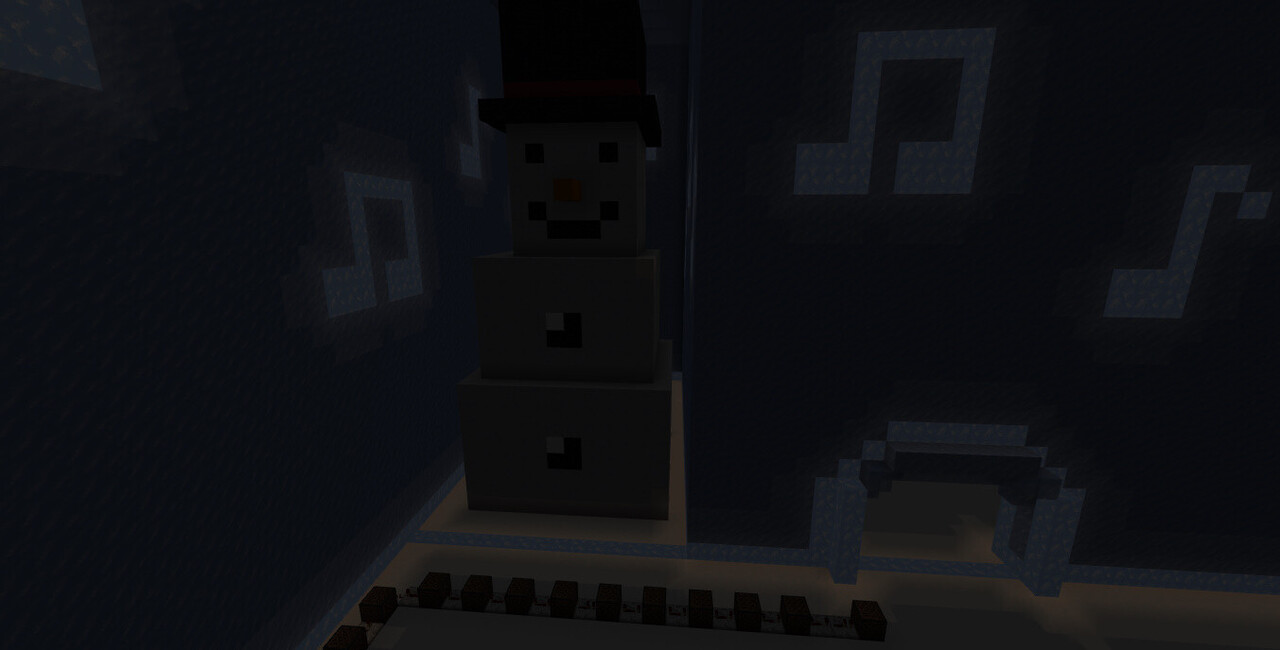 Christmas Music Ice Cavern Minecraft Map