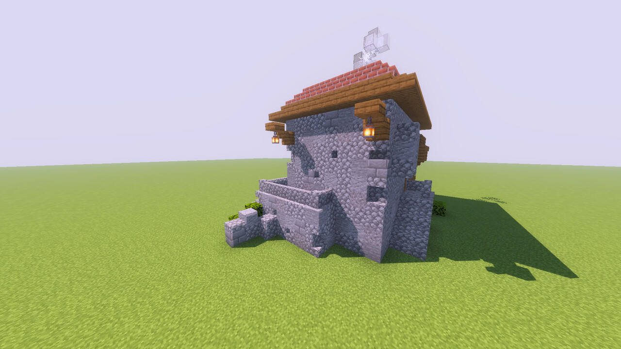 Minecraft Stone medieval House #4 Minecraft Map