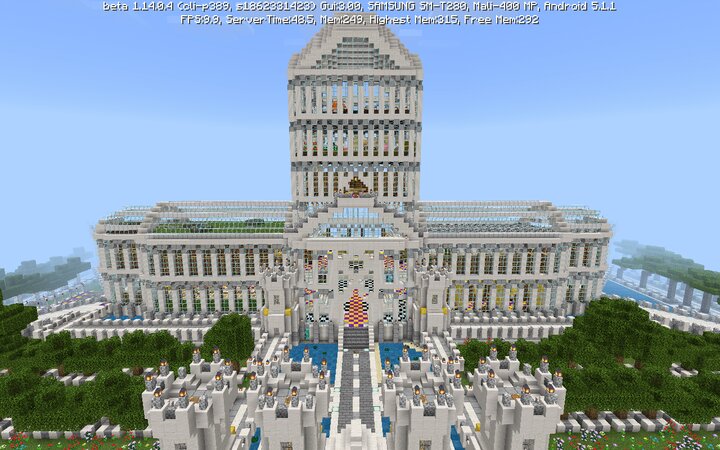 Quartz Palace Minecraft Map