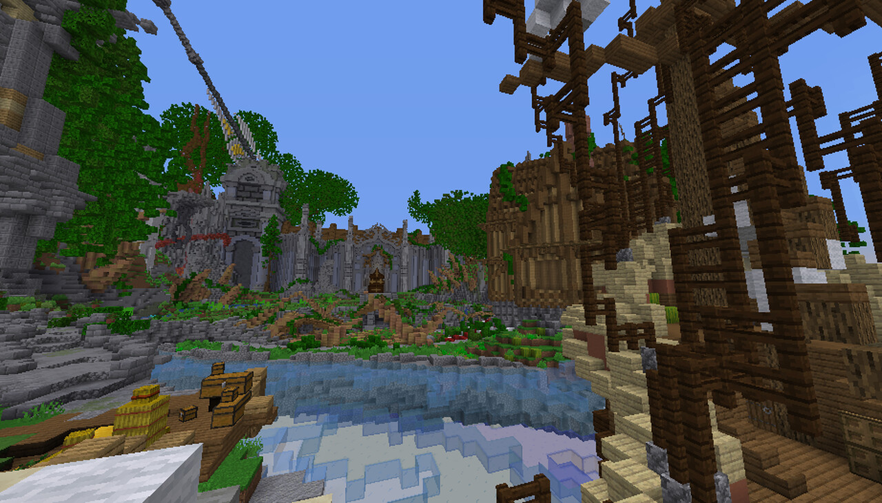 Medieval Lobby | Lobby - 01 Immortal Fight Minecraft Map