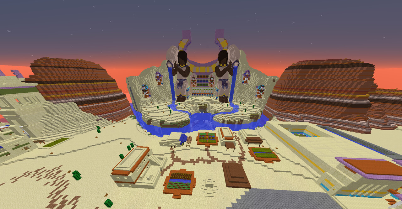 Egyptian Mythology Mashup Pack Map Port Minecraft Map