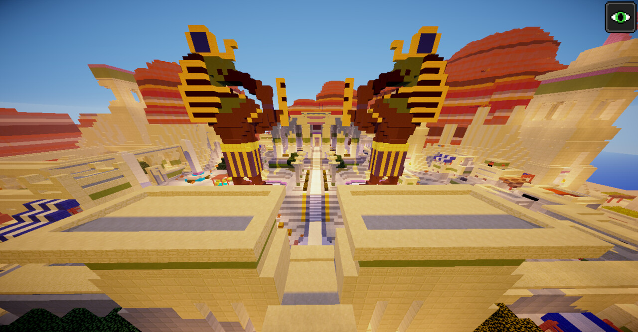 Egyptian Mythology Mashup Pack Map Port Minecraft Map