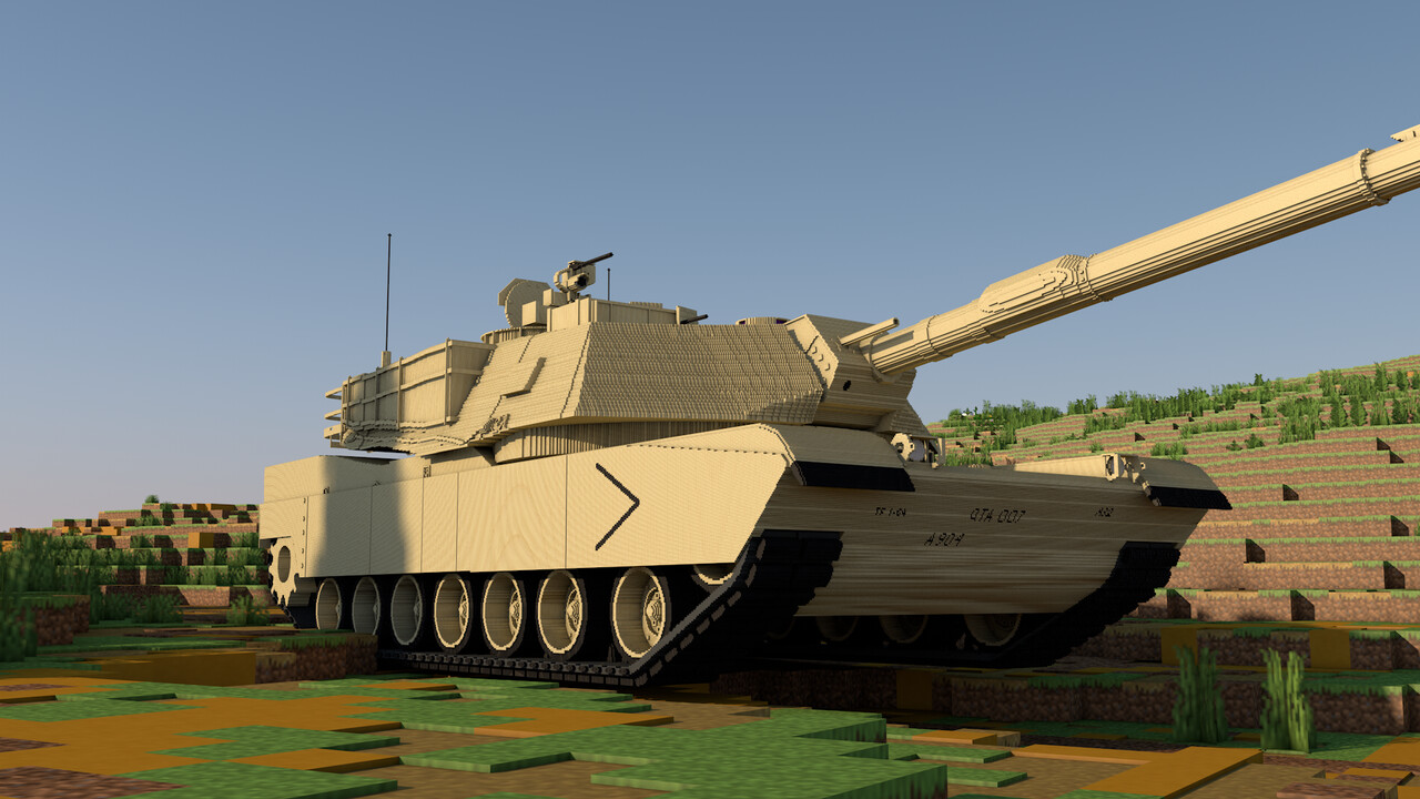 M1A2 Abrams Minecraft Map