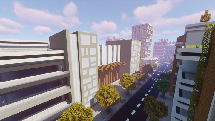 Modern library Minecraft Map
