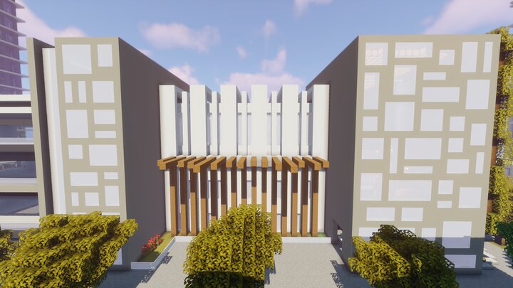 Modern library Minecraft Map