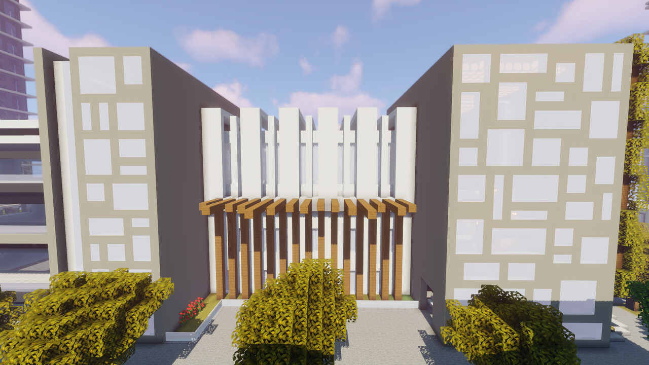 Modern library Minecraft Map