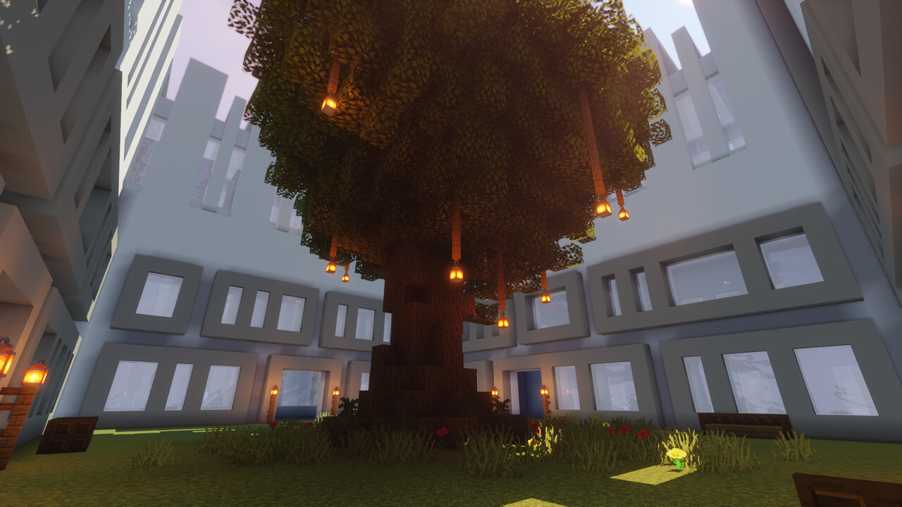 Modern library Minecraft Map