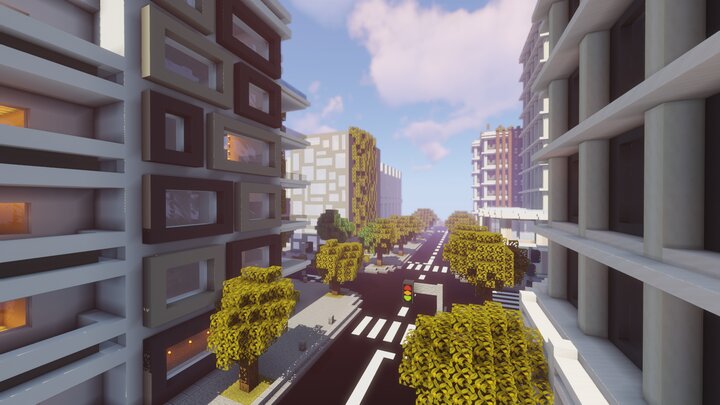 Modern library Minecraft Map