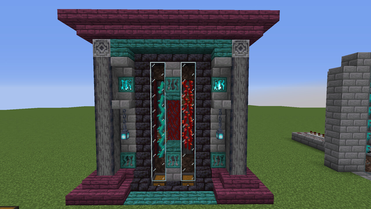 Nether Vine Survival Farm | Weeping and Twisted Vines Minecraft Map