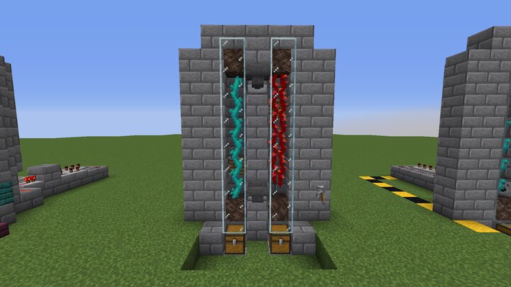 Nether Vine Survival Farm | Weeping and Twisted Vines Minecraft Map