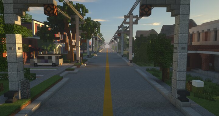 Maple Grove - Modern Realistic City Minecraft Map