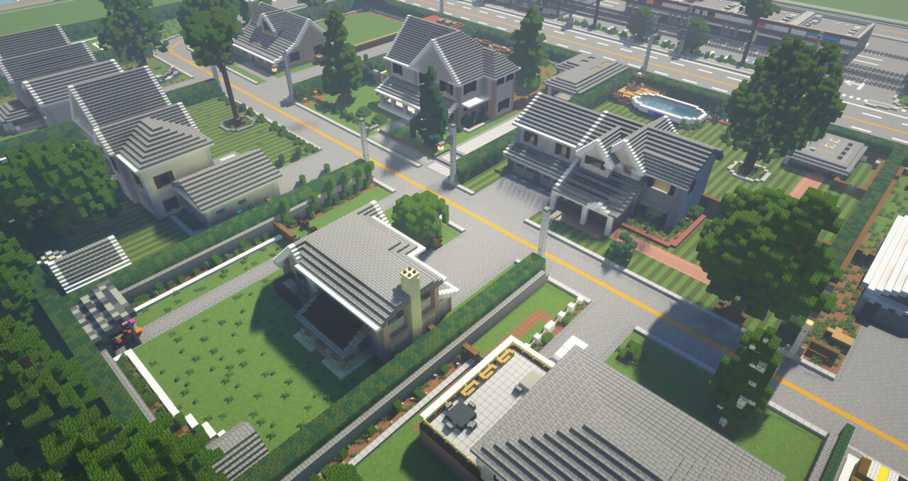 Maple Grove - Modern Realistic City Minecraft Map