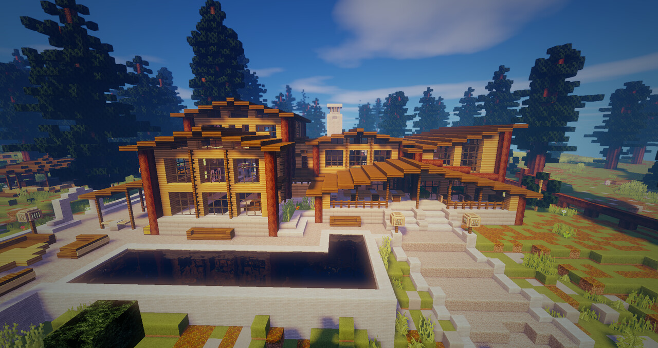 Forest Mansion Minecraft Map