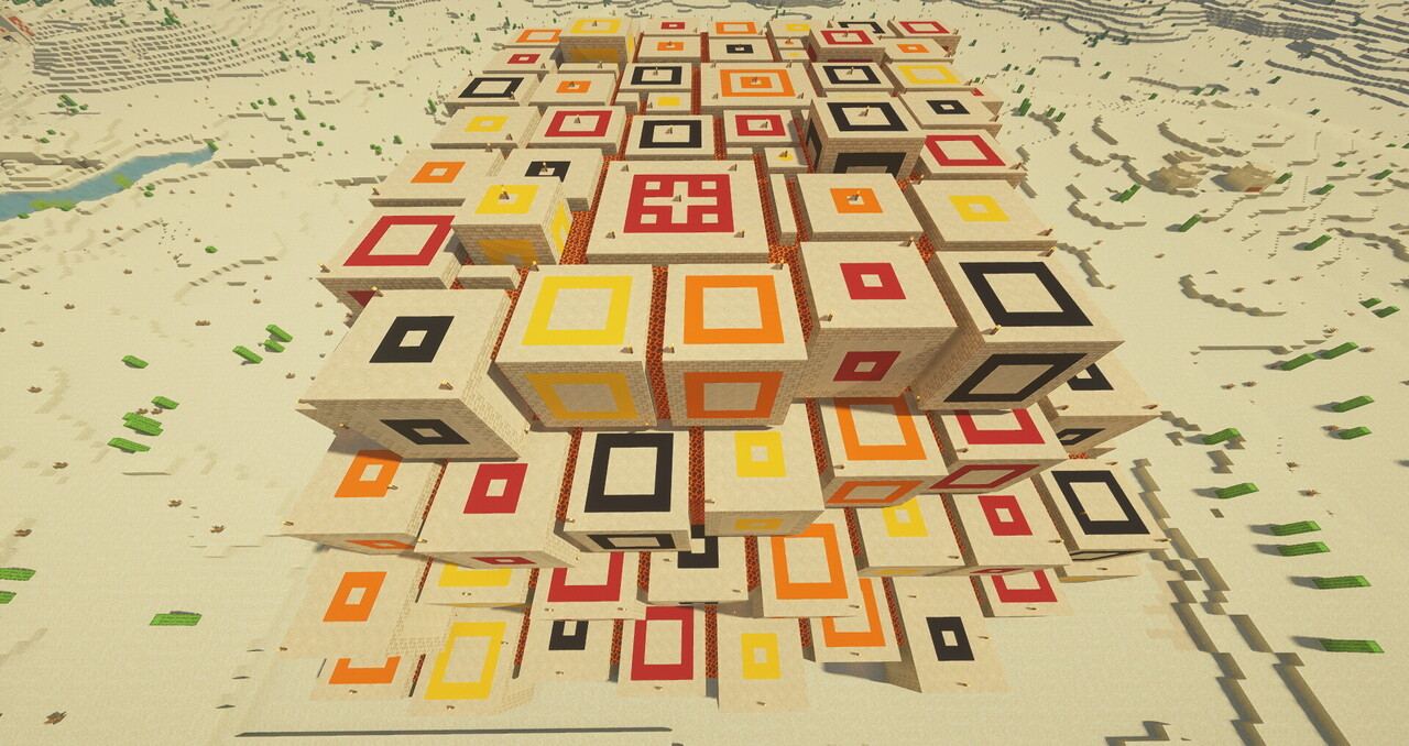 The Burning Desert - Multicube Labyrinth Minecraft Map