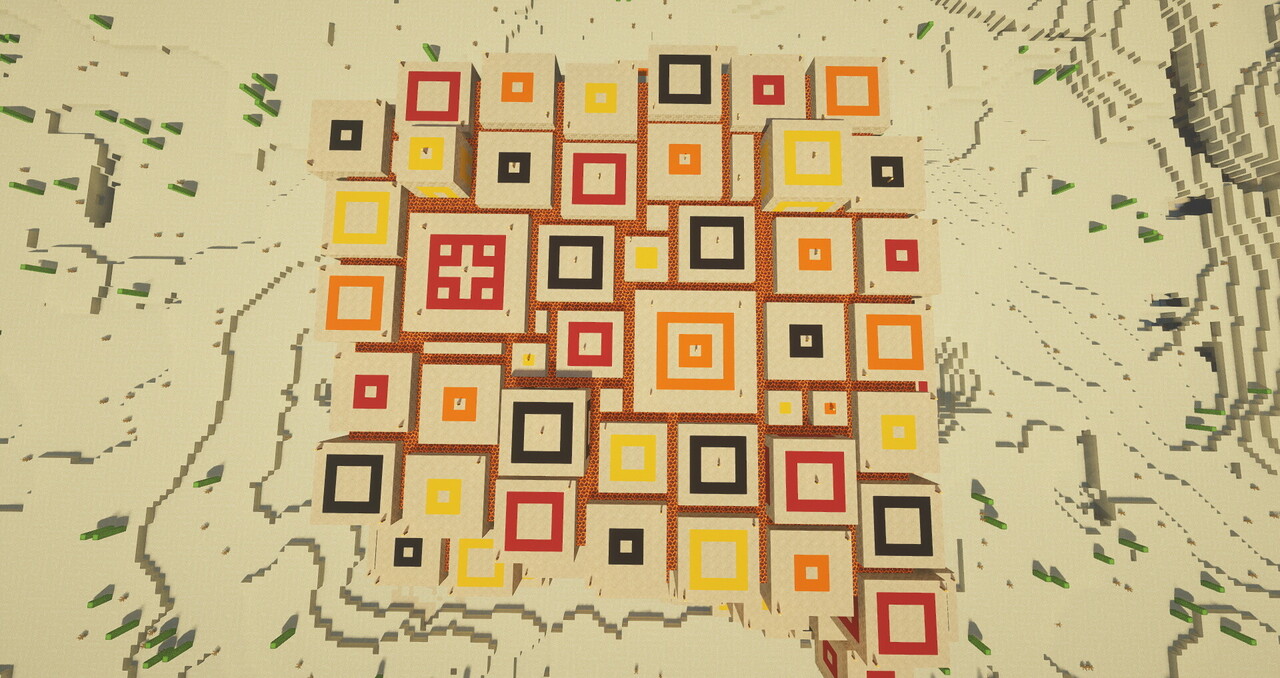 The Burning Desert - Multicube Labyrinth Minecraft Map