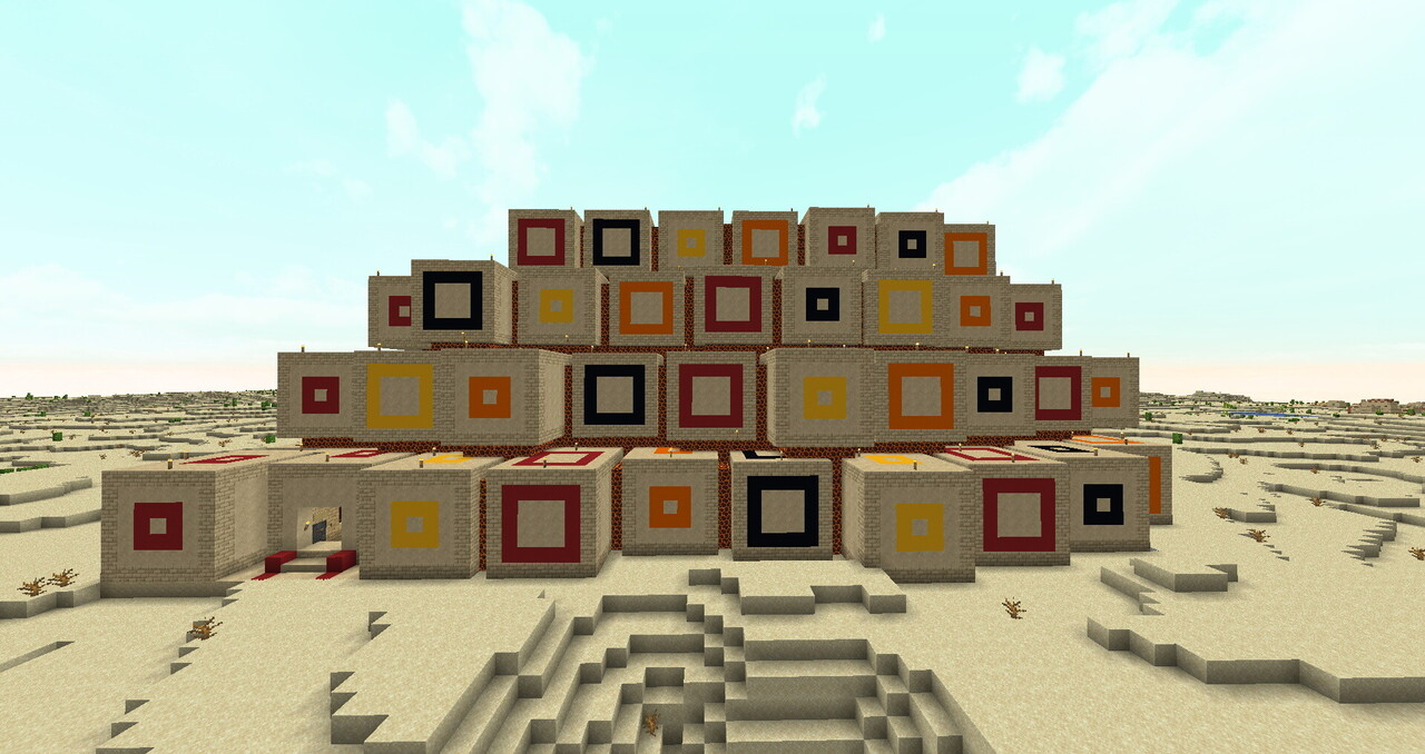 The Burning Desert - Multicube Labyrinth Minecraft Map