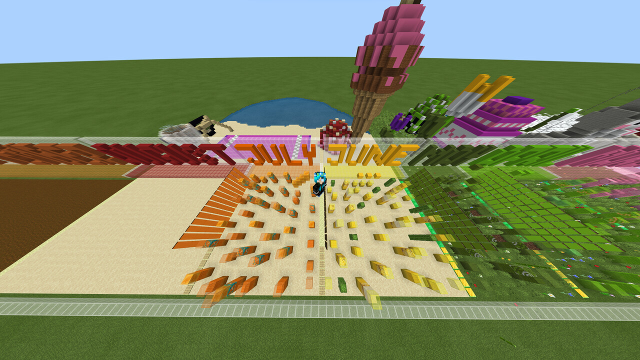 Map of the YEAR Minecraft Map