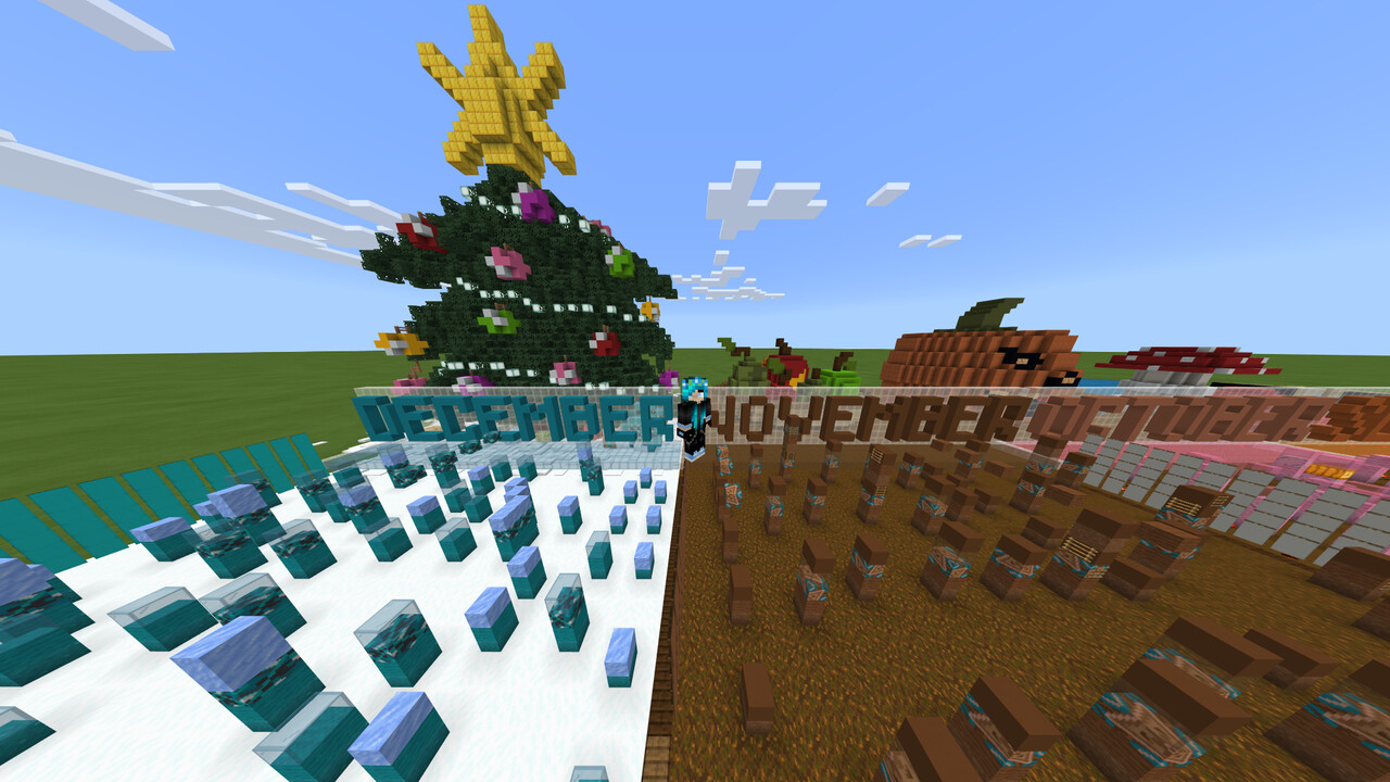 Map of the YEAR Minecraft Map