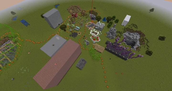 Try get emerald block Minecraft Map