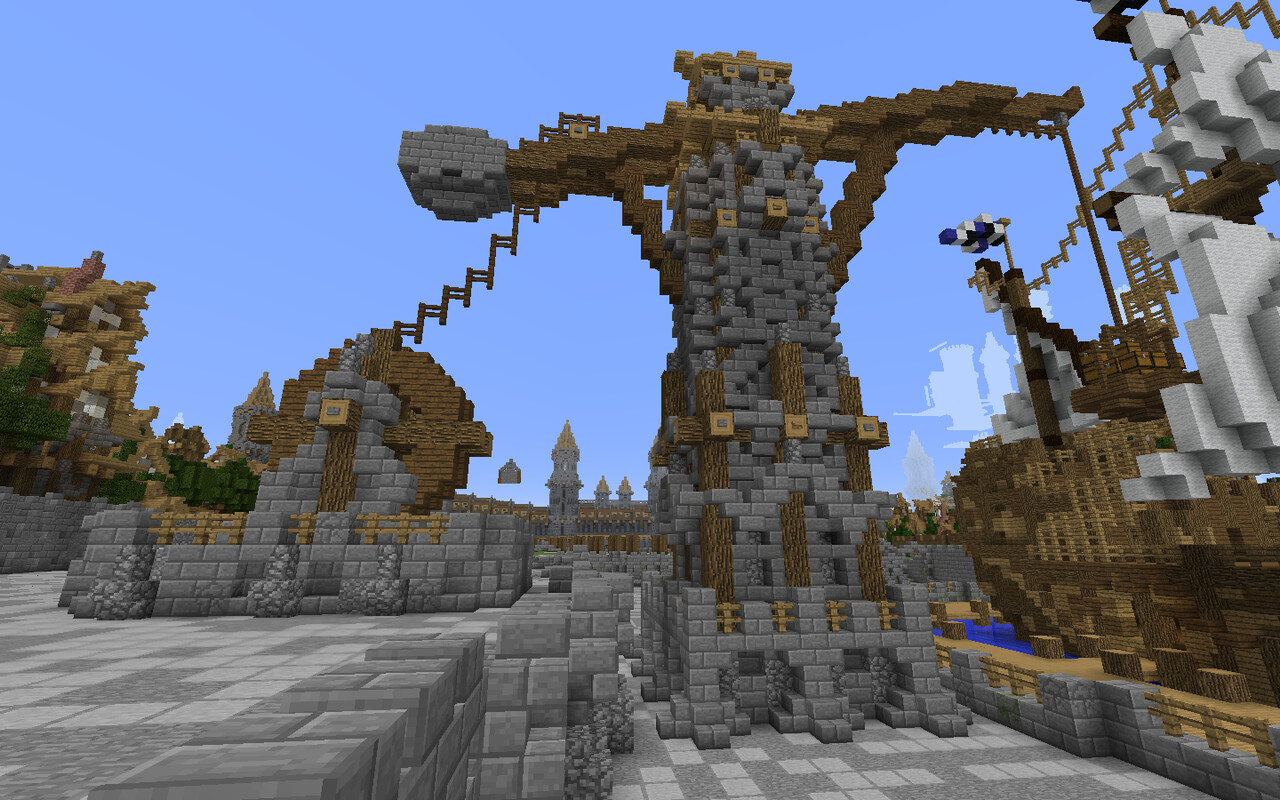 Medieval Fantasy Crane Minecraft Map