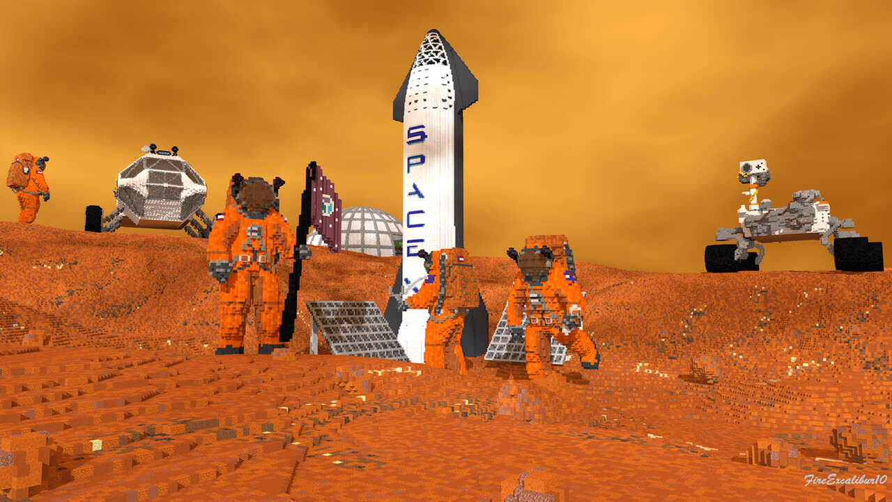 [Build] The Martian film in Minecraft Minecraft Map
