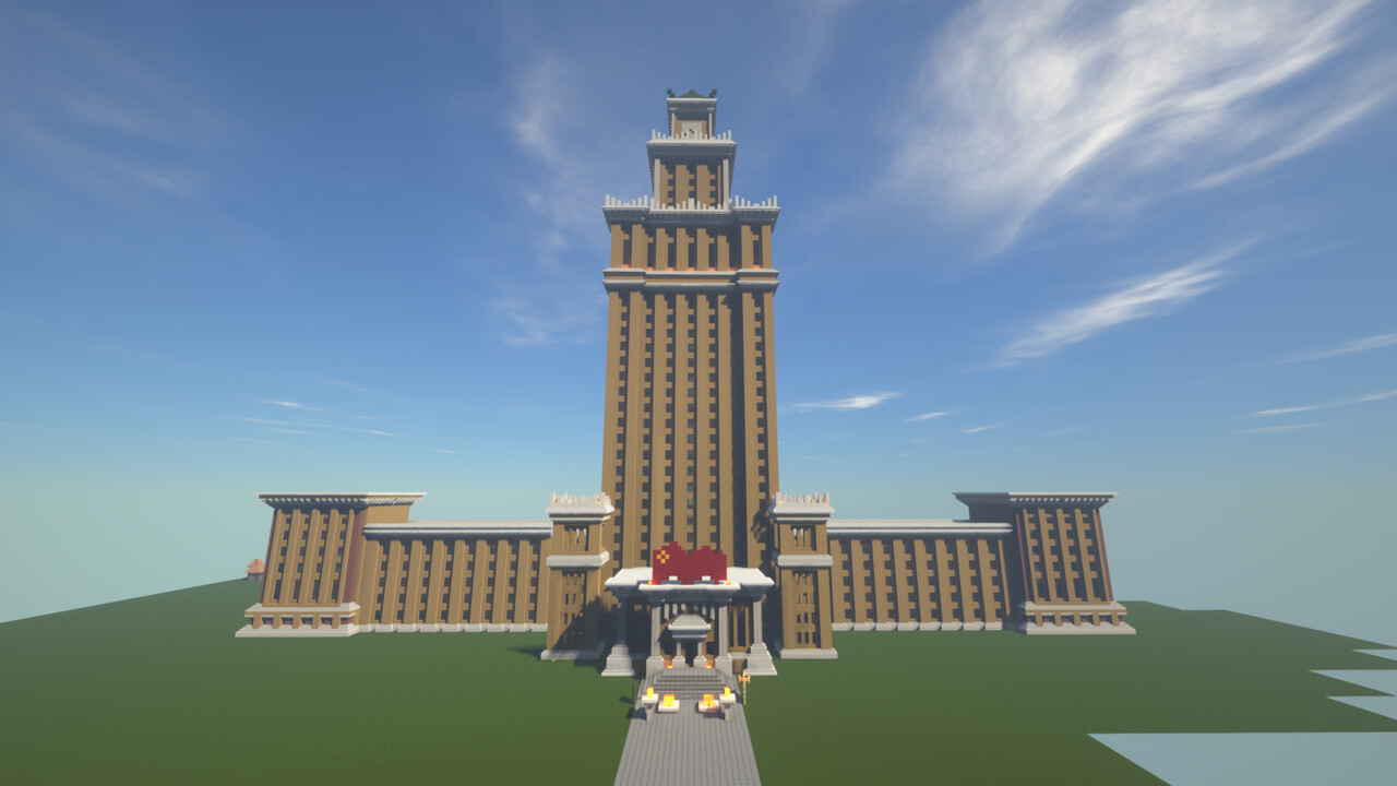 Palace of Culture and Science - Parliament Building! Minecraft Map