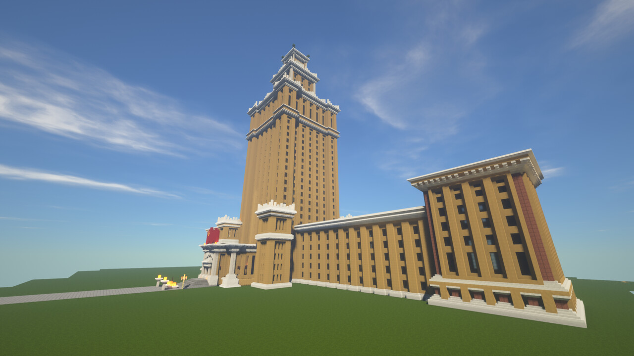 Palace of Culture and Science - Parliament Building! Minecraft Map