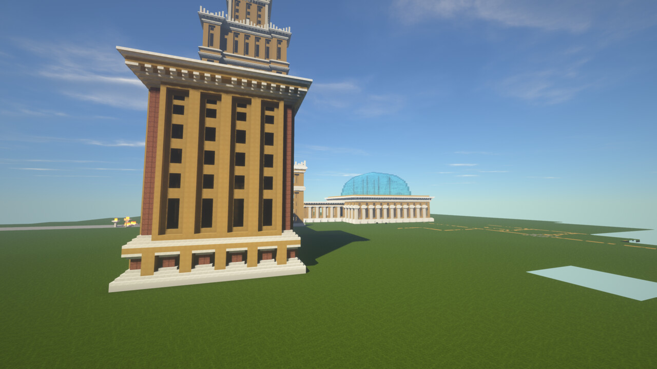 Palace of Culture and Science - Parliament Building! Minecraft Map