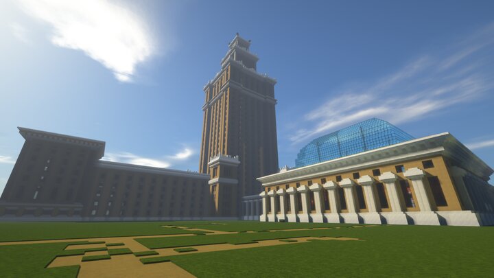 Palace of Culture and Science - Parliament Building! Minecraft Map