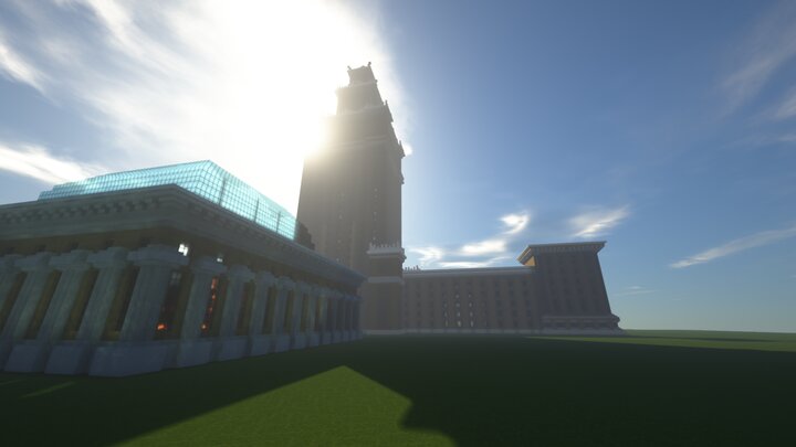 Palace of Culture and Science - Parliament Building! Minecraft Map