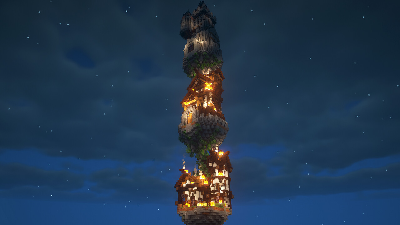 Drow Invasion of the Surface [PMC One Chunk Challenge] Minecraft Map