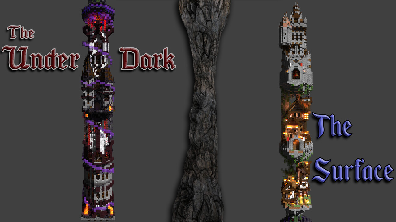 Drow Invasion of the Surface [PMC One Chunk Challenge] Minecraft Map