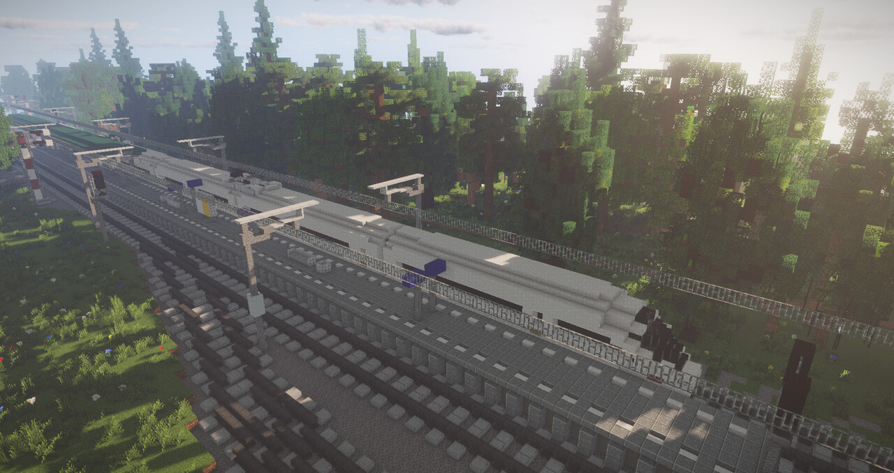ICE3/Highspeedtrain in Minecraft | CREATIONS CM Minecraft Map