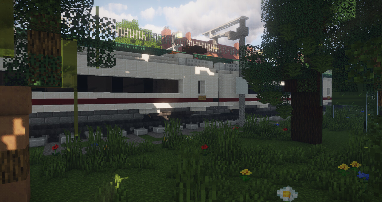 ICE3/Highspeedtrain in Minecraft | CREATIONS CM Minecraft Map