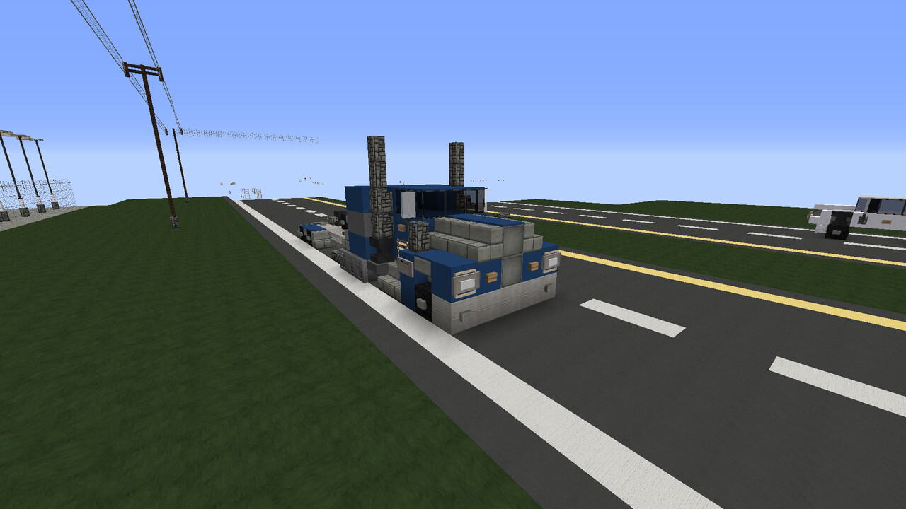 Frame Stretching Truck Minecraft Map