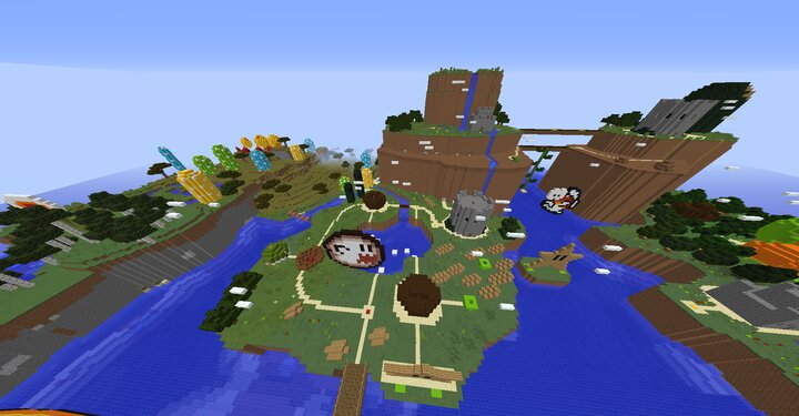 Super Mario Mashup Pack Port Minecraft Map